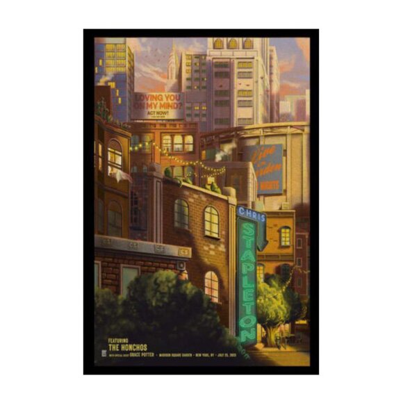 Art | Chris Stapleton Madison Square Garden New York July 25 225 Poster ...